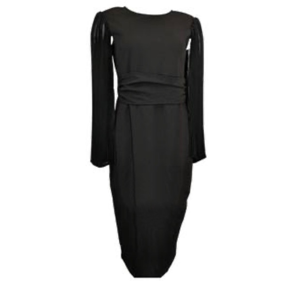 Antthony | Dresses | New Antthony Black All That Glitters Pleated ...
